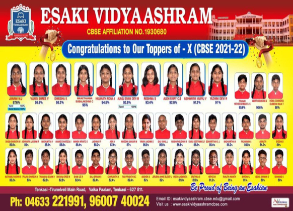 Home | Esaki Vidyaashram CBSE
